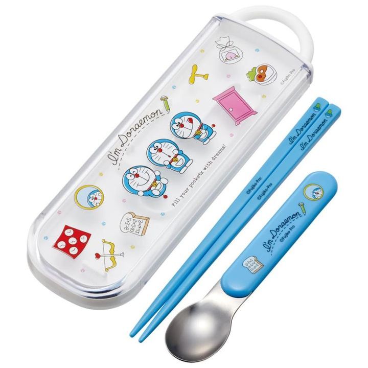 YESASIA: I'm Doraemon Cutlery Set with Case - Skater - Lifestyle ...