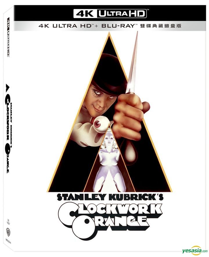 YESASIA: A Clockwork Orange (1971) (4K Ultra HD + Blu-ray) (Steelbook) (Taiwan Version) Blu-ray ...