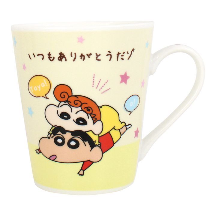 YESASIA: Crayon Shin-Chan Message Ceramic Mug (Thankyou) - T'S Factory ...