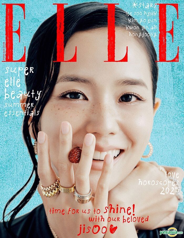 YESASIA : Elle Korea (July 2025) (A) (Ji Soo Cover) 组合,写真集 ,海报/写真集,Celebrity Gifts,女明星,精品 - Ji ...