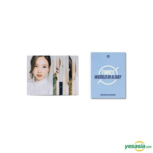 YESASIA: Twice 2020 Online Concert 'World in A Day' Official Goods - Lenticular Photo Card ...