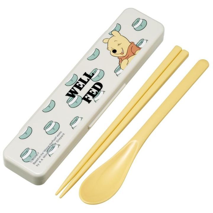 YESASIA: Winnie the Pooh Cutlery Set with Case (BOLD&TRUE) - Skater ...