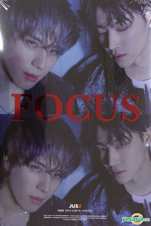 YESASIA: Jus2 Mini Album Vol. 1 - FOCUS (White Cover) + First Press ...