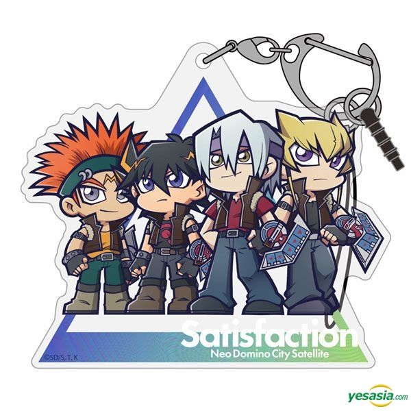 YESASIA: Yu-Gi-Oh! 5D's : Team Satisfaction Deformed Acrylic Multi Key ...