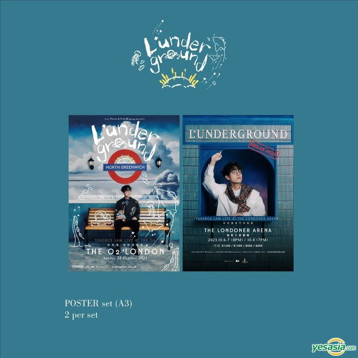 YESASIA: L'UNDERGROUND Poster Set (A3) Celebrity Gifts,POSTER,MALE STARS,PHOTO/POSTER - Terence ...