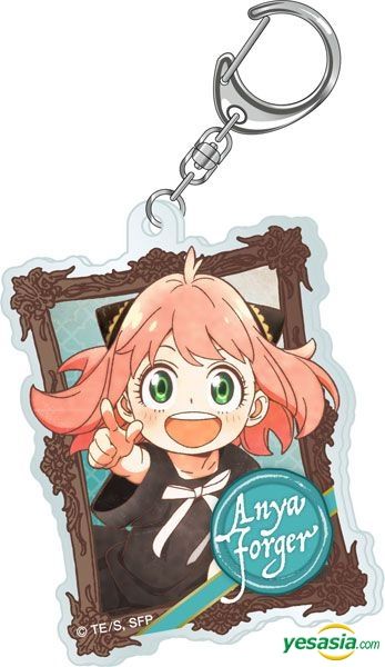YESASIA: Spy x Family : Vintage Series Acrylic Key Ring Vol.2 Anya ...