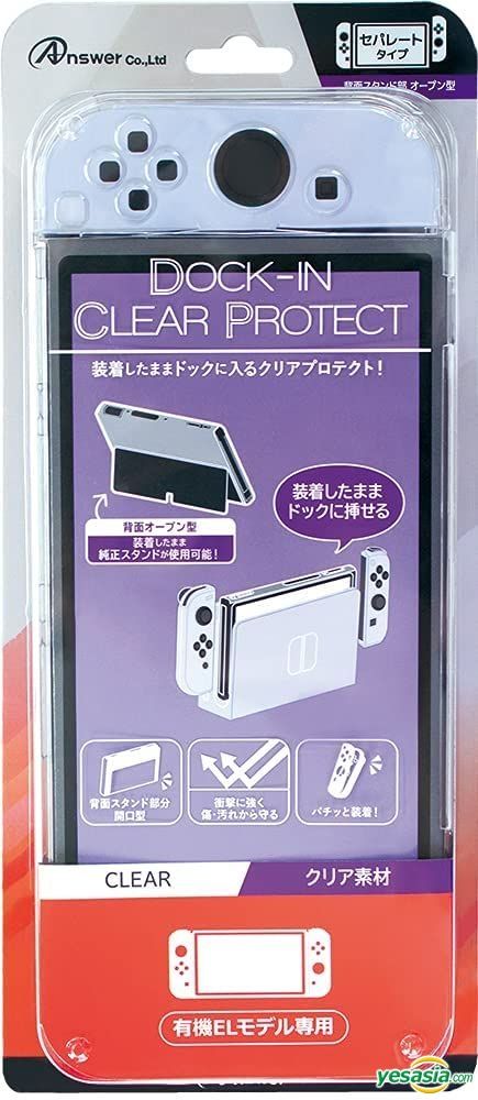 YESASIA: Nintendo Switch OLED Dock in Clear Protect (Japan Version ...