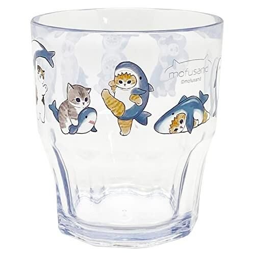 YESASIA: mofusand Clear Plastic Cup 300ml (Shark) - OSK - Lifestyle ...