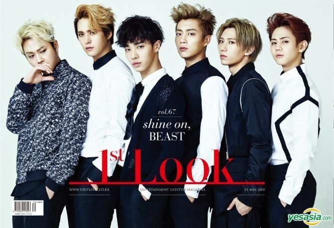YESASIA: 1st LOOK Vol. 67 (2014) (BEAST Cover) PHOTO ALBUM,GROUPS,GIFTS ...