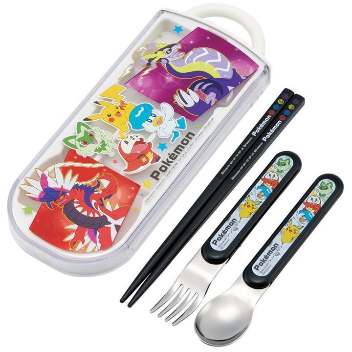YESASIA: Pokemon 23N Cutlery Set with Case - Skater - Lifestyle & Gifts ...