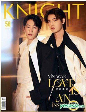 YESASIA : Knight July 2022 - Yin & War (Cover A) 写真集 ,男明星,海报/写真集,Celebrity Gifts - War Wanarat ...
