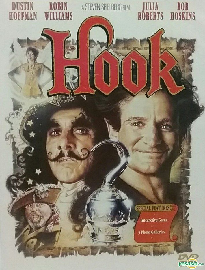 YESASIA: Hook (1991) (DVD) (Hong Kong Version) DVD - Dustin Hoffman, Julia Roberts ...