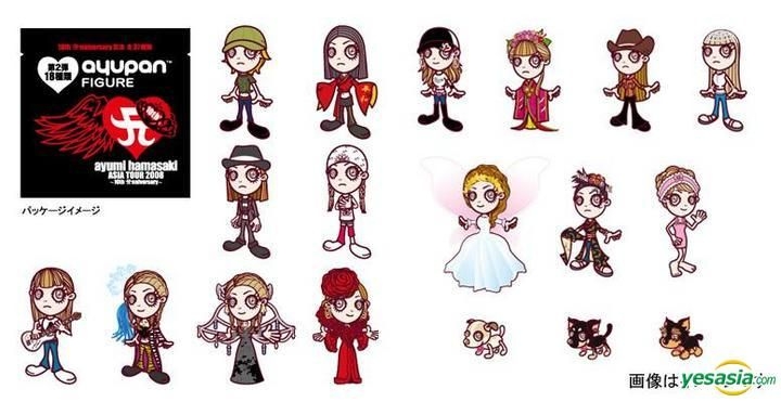 YESASIA: ayumi hamasaki ASIA TOUR 2008 ayupan Figure (2nd Edition) (1 ...