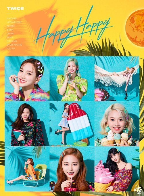 YESASIA : Happy Happy [Type B](SINGLE+DVD) (初回限定版)(日本版) 鐳射唱片 - Twice ...