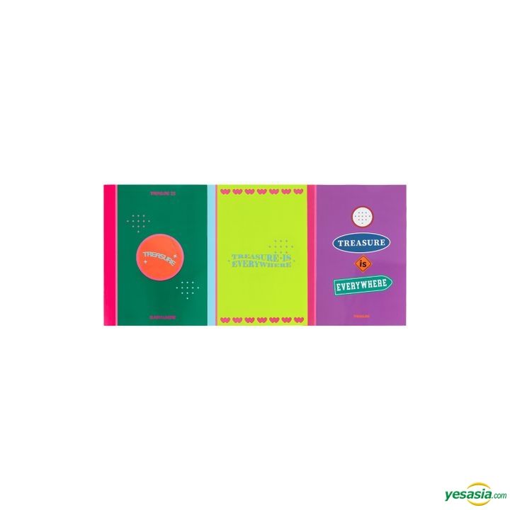 YESASIA: TREASURE 'Treasure Map' Official Goods - Notebook Set ...