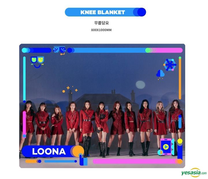 YESASIA: Loona - KCON:TACT Season 2 Official MD (Knee Blanket) GIFTS ...
