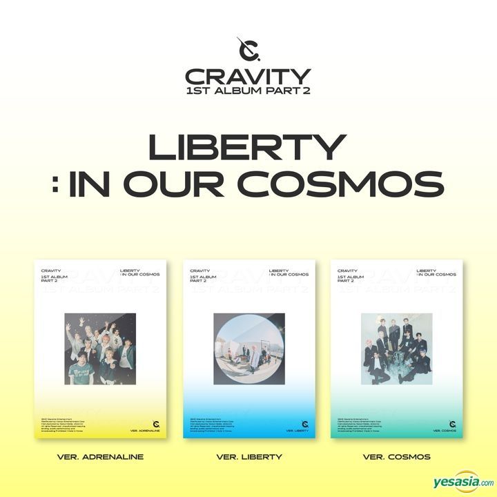 YESASIA: CRAVITY Vol. 1 Part.2 - LIBERTY : IN OUR COSMOS (Random ...
