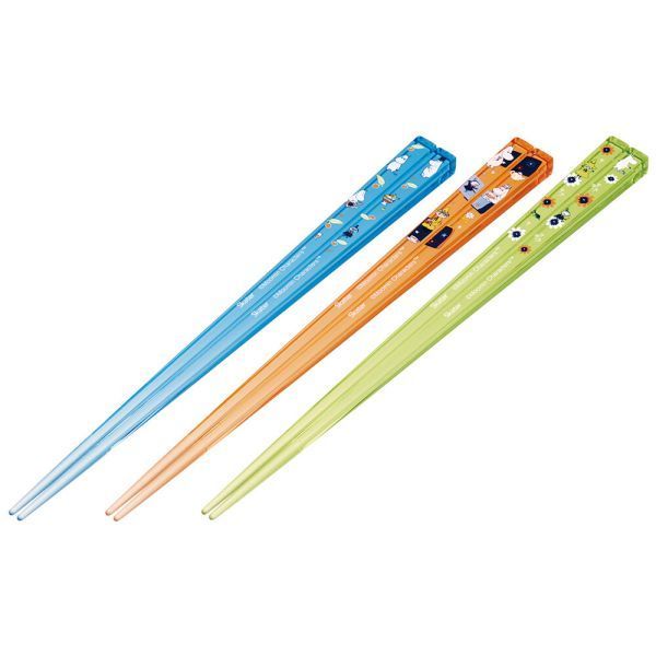 YESASIA: MOOMIN Clear Plastic Chopsticks 21cm (3 Pair Set) - Skater ...