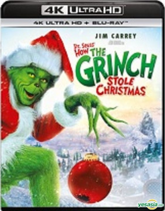 YESASIA: How the Grinch Stole Christmas (2000) (4K Ultra HD + Blu-ray) (Hong Kong Version) Blu ...