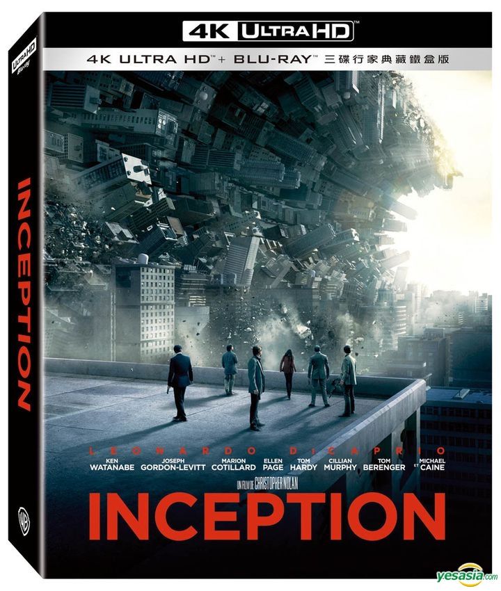 YESASIA: Inception (2010) (4K Ultra HD + Blu-ray + Bonus Blu-ray) (3 ...