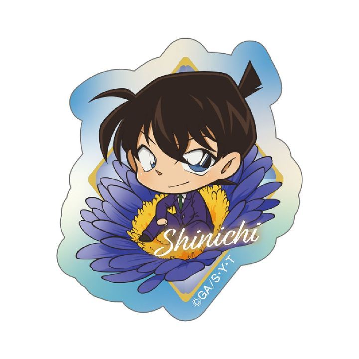 YESASIA: Detective Conan Petite Fleur Acrylic Sticker (Kudo Shinichi ...