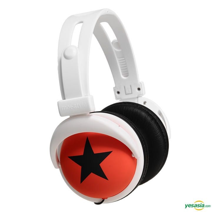 YESASIA: mix-style (Star-Red) Stereo Headphones - mix-style - Lifestyle ...