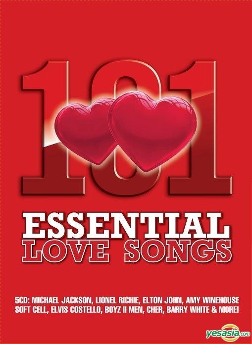 YESASIA : 101 Essential Love Songs (5CD) 鐳射唱片 - 群星, 環球唱片(香港) - 西方／世界音樂 ...