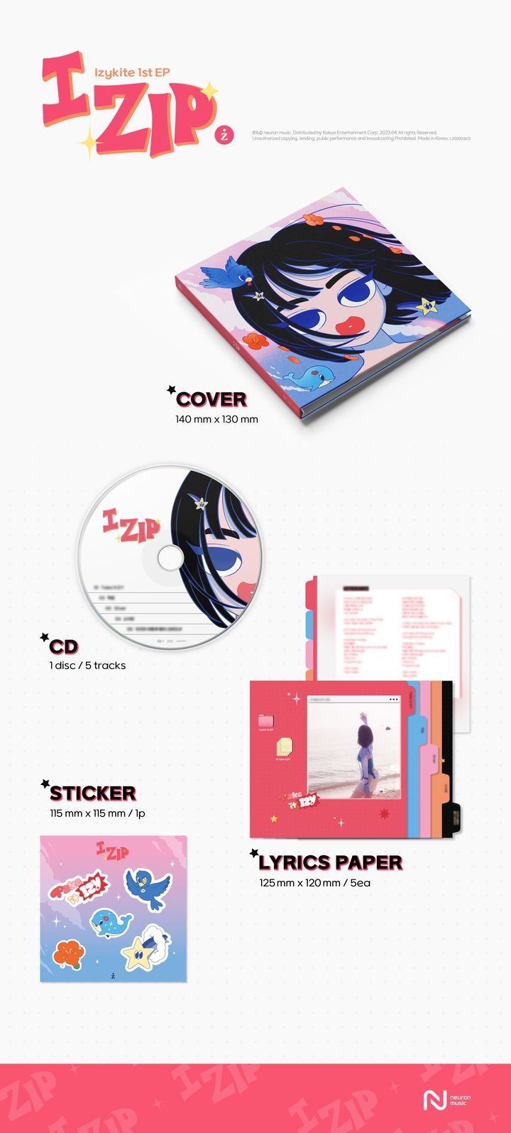 YESASIA: Izykite Mini Album Vol. 1 - I ZIP CD - Izykite, neuron music ...
