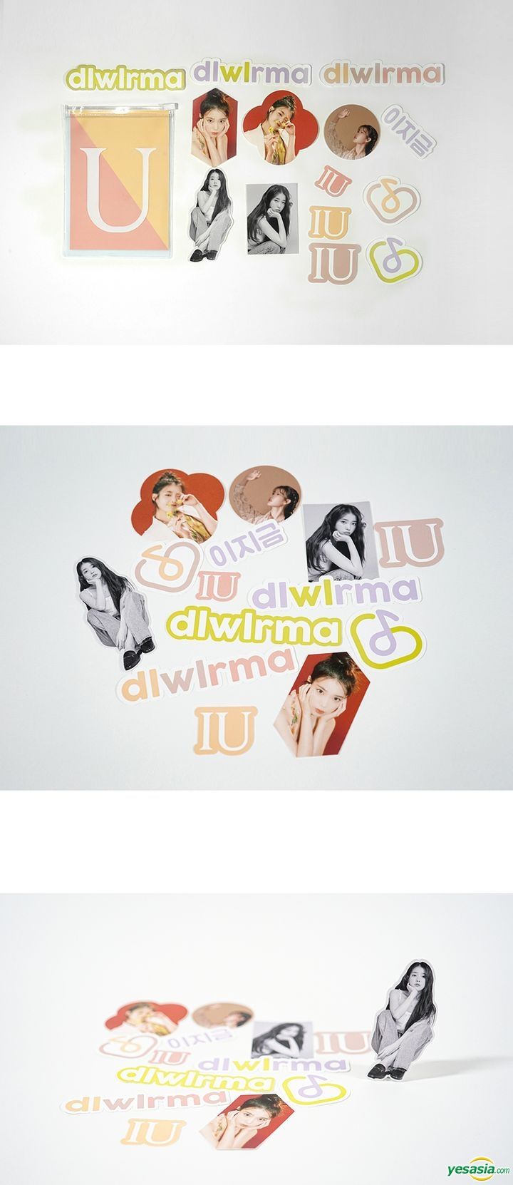 YESASIA: IU [April, 2020] Official Goods - Sticker Set FEMALE STARS ...