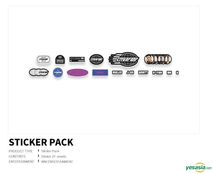 YESASIA: Image Gallery - ONF - 'CITY OF ONF' Sticker Pack