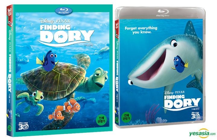 YESASIA: Finding Dory (3D Blu-ray) (Korea Version) Blu-ray - Animation, SM LDG (FNC Add Culture ...