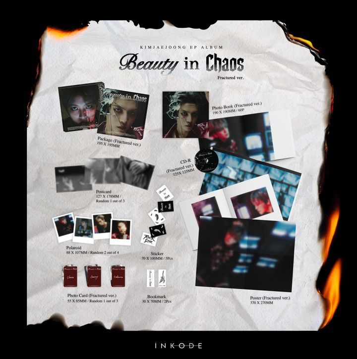 YESASIA: Kim Jae Joong EP Album - Beauty in Chaos (Random Version) Music - Kim Jae Joong, iNKODE ...