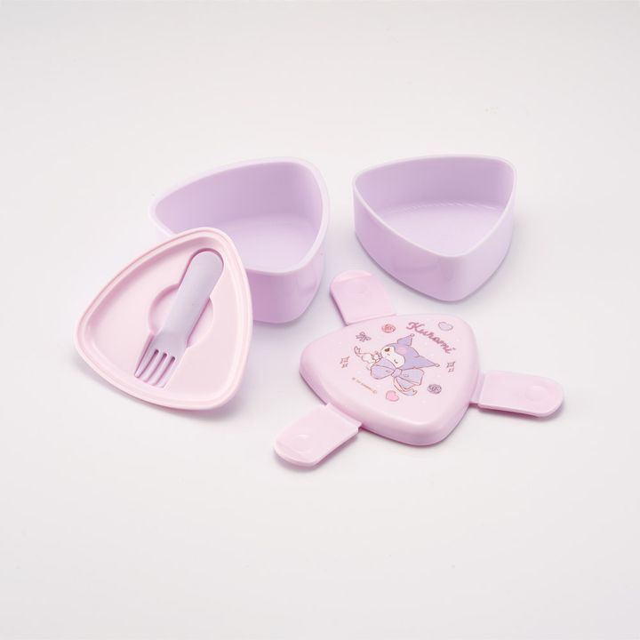 YESASIA: Kuromi Onigiri Box / Food Storage Container (with Fork ...