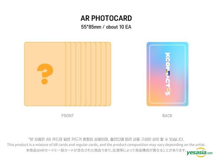 YESASIA: GHOST9 - KCON:TACT HI 5 Official MD (AR Photo Card Stand ...
