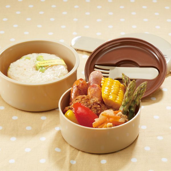YESASIA: TANUKI Round Food Box 500ml (with Fork) - Skater - Lifestyle ...