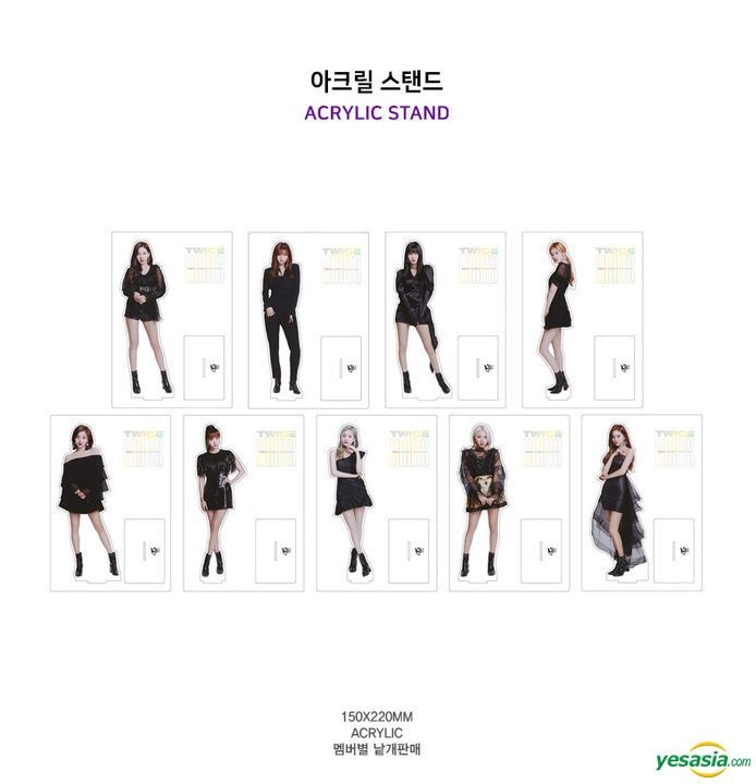 YESASIA: Twice 2019 'Twicelights' World Tour Official Goods - Acrylic ...