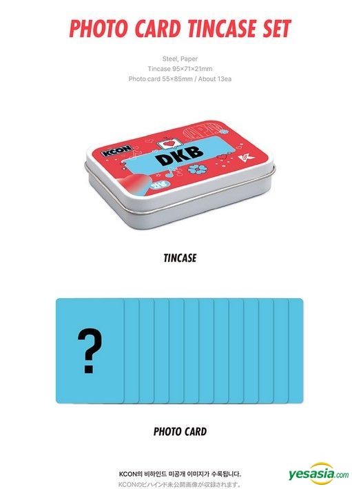 YESASIA: DKB - KCON 2022 JAPAN OFFICIAL MD - D. PHOTOCARD TINCASE SET ...