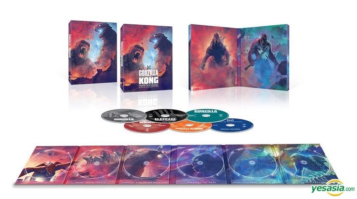 YESASIA: Godzilla x Kong MonsterVerse 5-Film Collection (4K Ultra HD ...