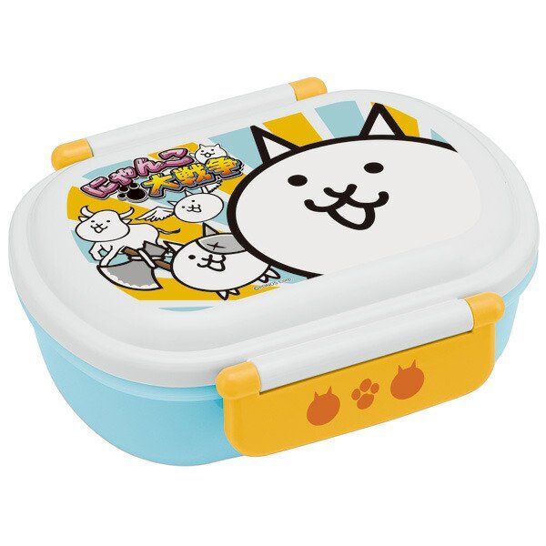 YESASIA: Nyanko Daisensou Oval Lunch Box 360ml - Skater - Lifestyle & Gifts - Free Shipping
