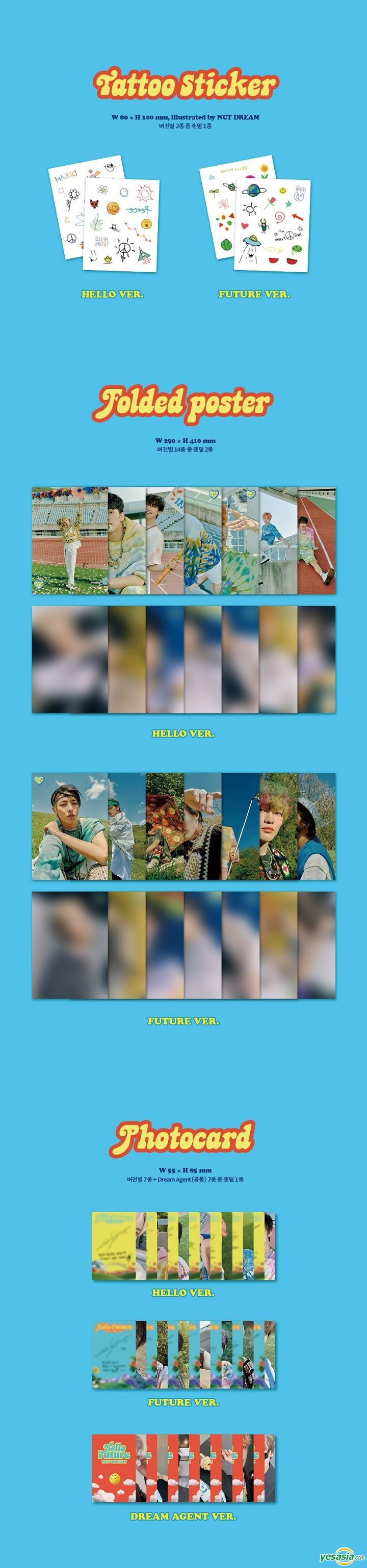 YESASIA: NCT DREAM Vol. 1 Repackage - Hello Future (Photo Book Version ...