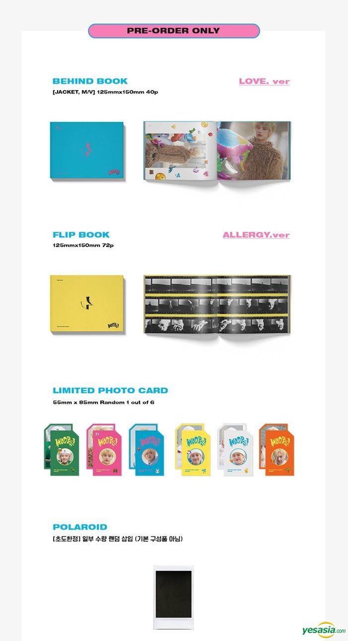 YESASIA: WOODZ Mini Album Vol. 2 - WOOPS! (Random Version) + Random ...