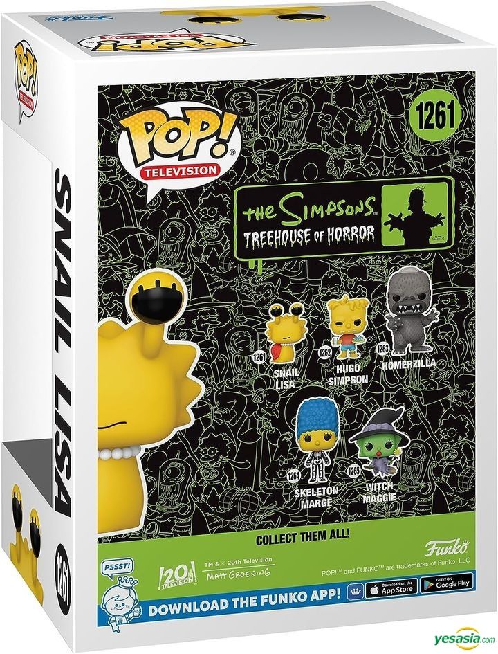 Yesasia Funko Pop Television The Simpsons Snail Lisa Vinyl Figure