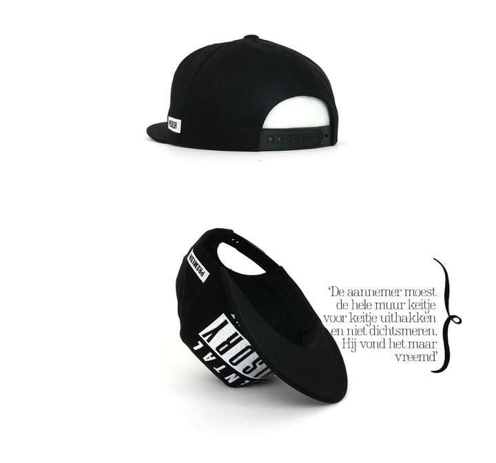 YESASIA: Big Advisory Hip Hop Cap (Black / White) GIFTS,PHOTO/POSTER ...