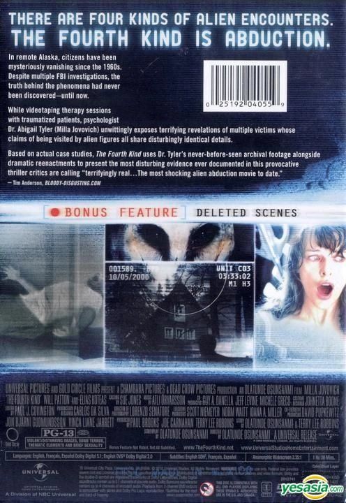 YESASIA: The Fourth Kind (2009) (DVD) (US Version) DVD - Milla Jovovich ...
