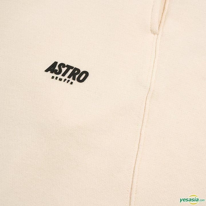 YESASIA: Astro Stuffs - Small Logo Relaxed Joggers (Vanilla) (Size S ...