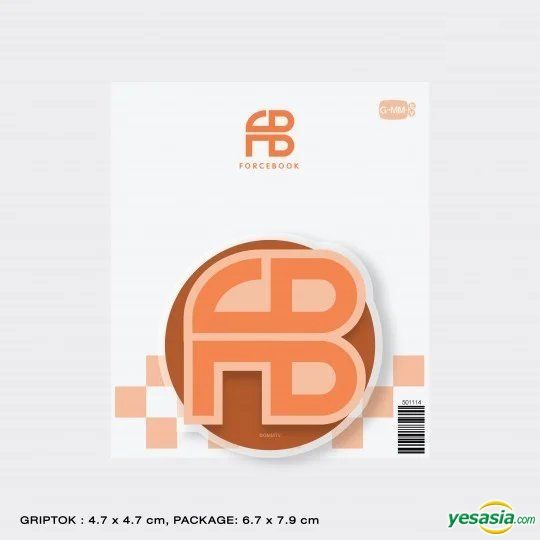 YESASIA: Force & Book - Logo Griptok MALE STARS,Celebrity Gifts,PHOTO ...