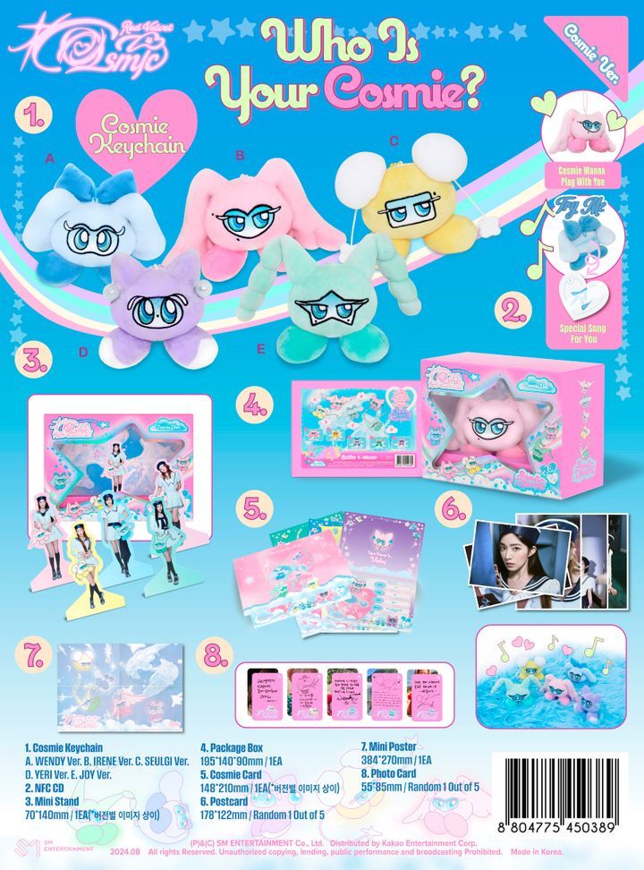 YESASIA: Red Velvet Mini Album Vol. 9 - Cosmic (Cosmie Version) (Random ...