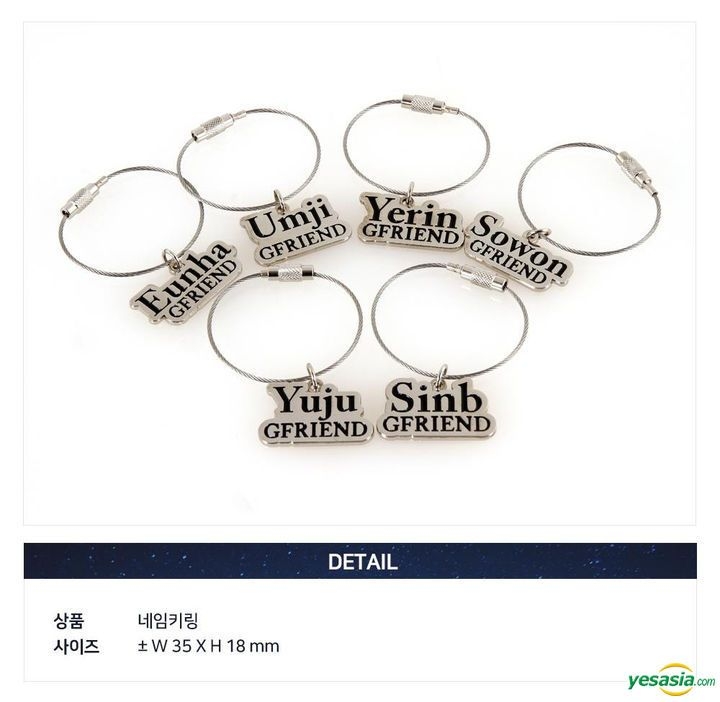 YESASIA: Gfriend Official Goods - Season of GFRIEND - Name Tag (Um Ji ...
