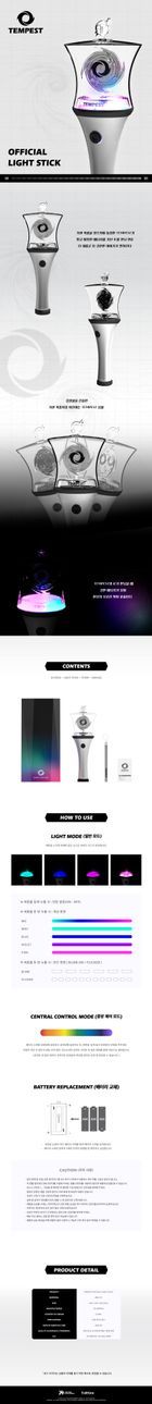 YESASIA: TEMPEST OFFICIAL LIGHT STICK GROUPS,PHOTO/POSTER,MALE STARS,Celebrity Gifts,GIFTS ...