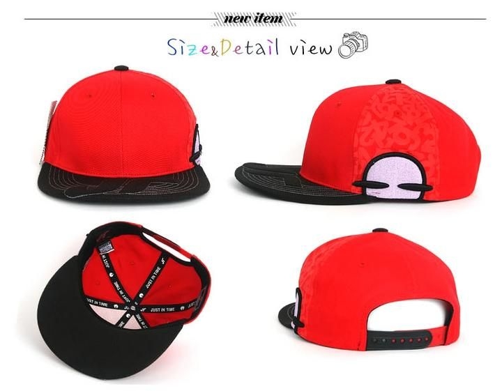 YESASIA : Stellar Style - Side Face Hip Hop Cap (Black / Orange) 女明星,海報 ...